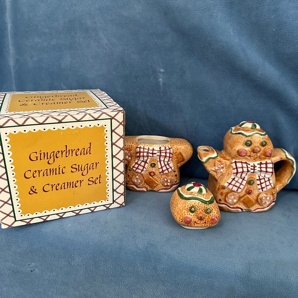 Giftco | Holiday | Giftco Gingerbread Man Vintage Ceramic Sugar And ...